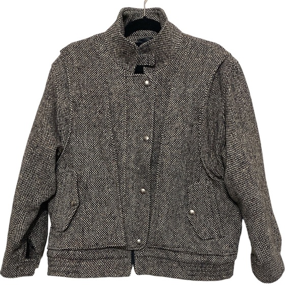 Utex | Jackets & Coats | Utex Jacket Coats Women Bomber Tweed In Size 9 ...